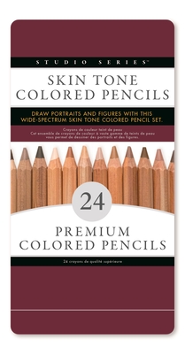 Skin Tone Colored Pencils (24 soft core, high pigment pencils for skin ...